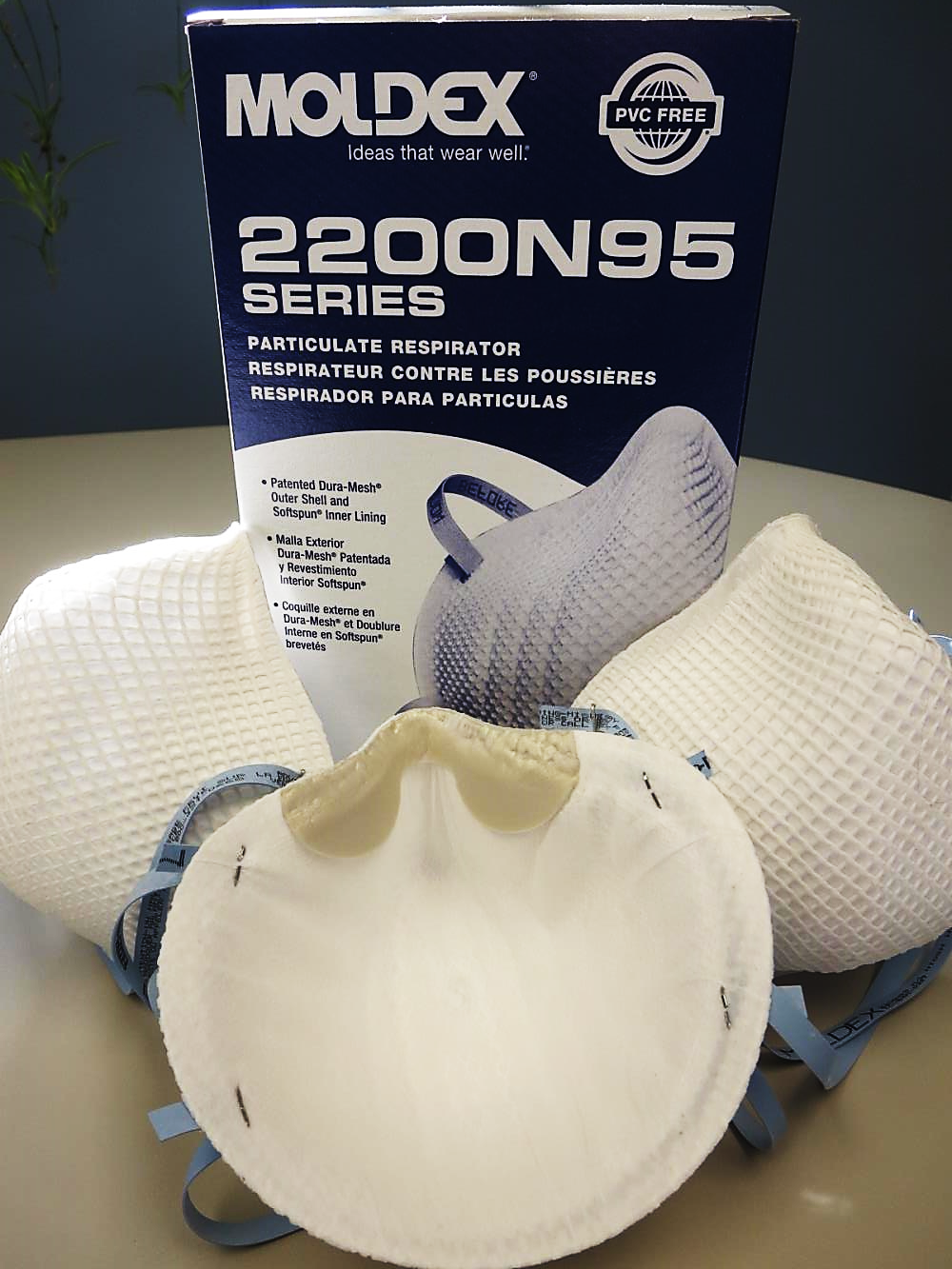 Moldex® 2200 N95 Particulate Respirator Masks | American Made Filtering Respirators | Small ...